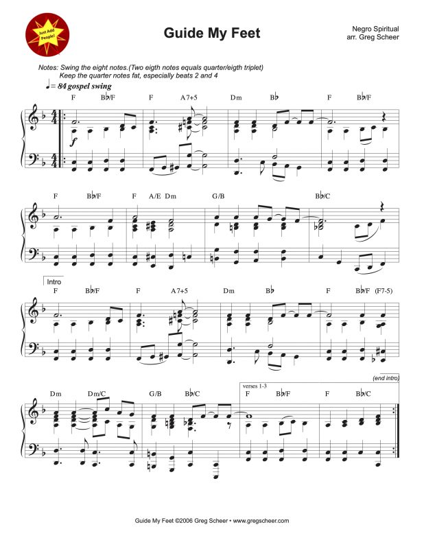 Guide My Feet – Greg Scheer Music